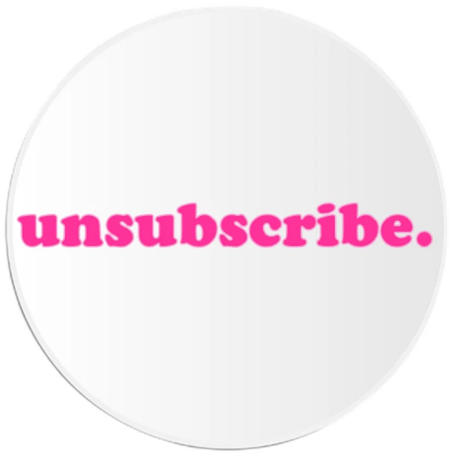 DOPASTICKER Unsubscribe Sticker, Sarcasm Phone Decal Water Bottle ...