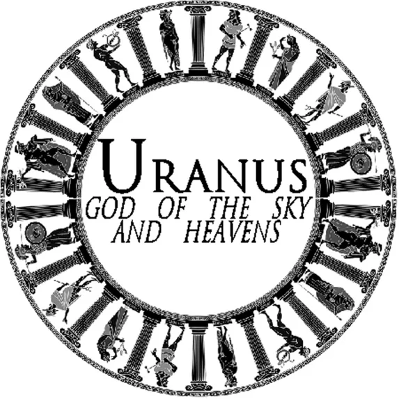 DOPASTICKER Uranus God Of Sky Heavens, Mythology Greek Phone Decal ...