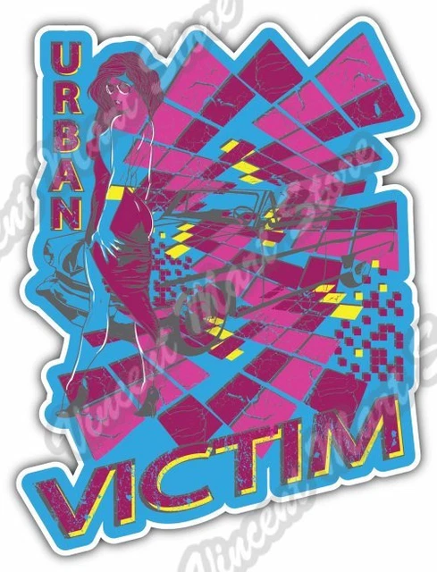 DOPASTICKER Urban Victim Car Girl City Gift Idea Car Sticker Decal ...