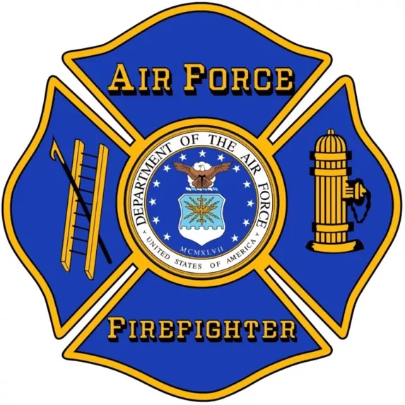 DOPASTICKER Us Air Force Firefighter Sticker Laptop Sticker Phone Decal ...