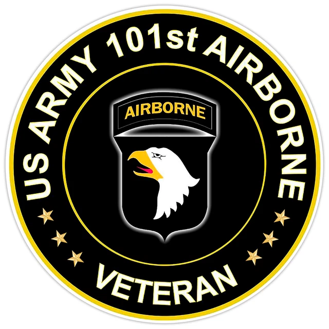 DOPASTICKER Us Army 101St Airborne Veteran Sticker Military Soldier ...