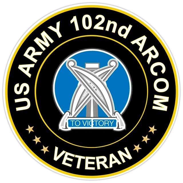 DOPASTICKER Us Army 102Nd Arcom Veteran Sticker Military Soldier Decal ...