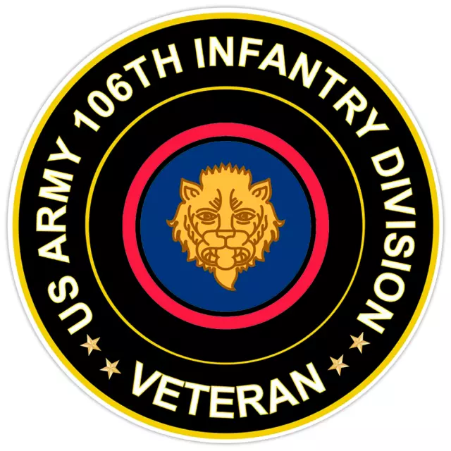 DOPASTICKER Us Army 106Th Infantry Division Veteran Sticker Military ...