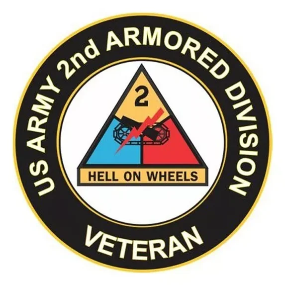 DOPASTICKER Us Army 2Nd Armored Division Army Sticker Military Soldier ...