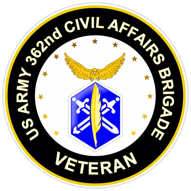 DOPASTICKER Us Army 362Nd Civil Affairs Brigade Veteran Sticker ...