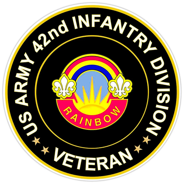 DOPASTICKER Us Army 42Nd Infantry Division Veteran Sticker Military ...