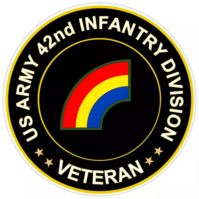 DOPASTICKER Us Army 42Nd Infantry Division Veteran Sticker Military ...