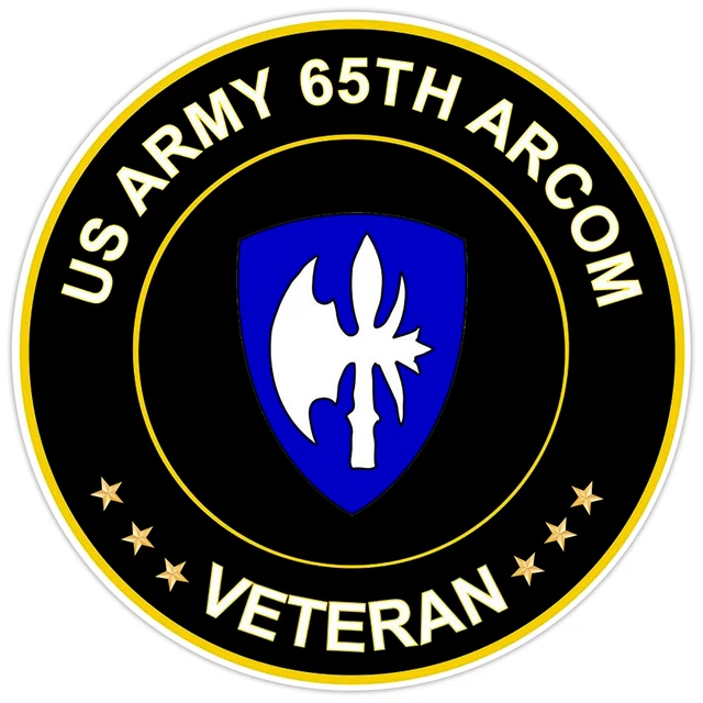DOPASTICKER Us Army 65Th Arcom Veteran Sticker Military Soldier Decal ...