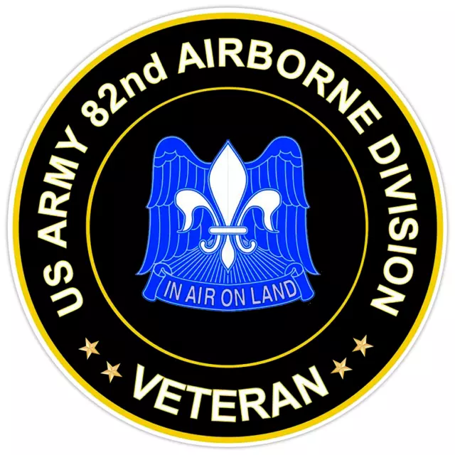 DOPASTICKER Us Army 82Nd Airborne Division Veteran Sticker Military ...
