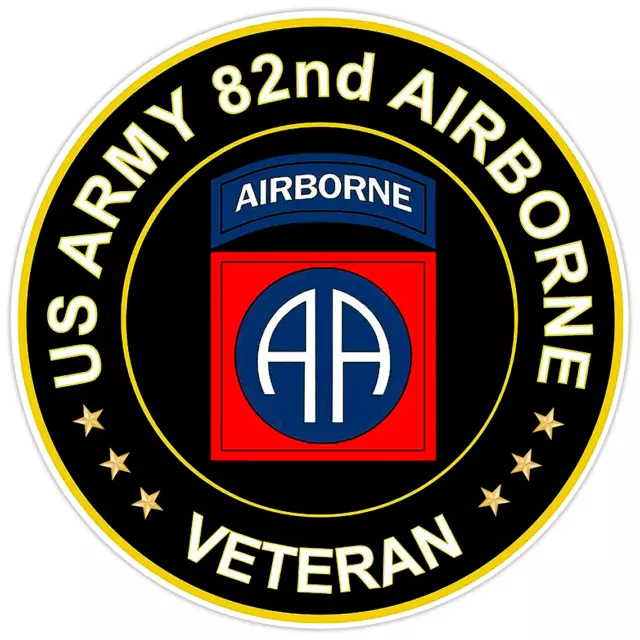 DOPASTICKER Us Army 82Nd Airborne Veteran Sticker Military Soldier ...