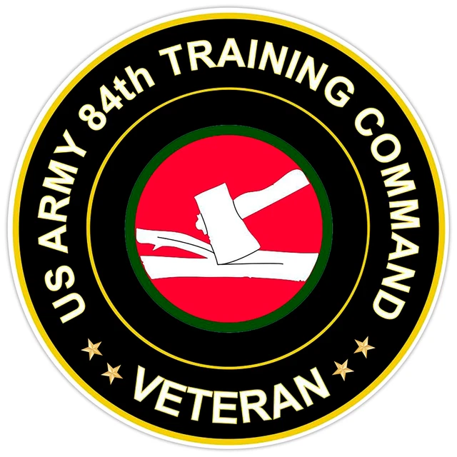 DOPASTICKER Us Army 84Th Training Command Veteran Sticker Military ...