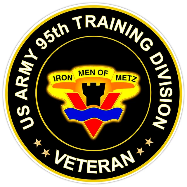 DOPASTICKER Us Army 95Th Training Division Veteran Sticker Military Decal Phone Decal Water ...