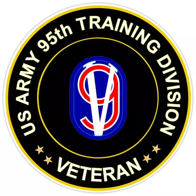 DOPASTICKER Us Army 95Th Training Division Veteran Sticker Military ...