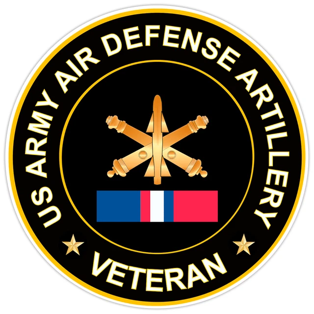 DOPASTICKER Us Army Air Defense Artillery Veteran Sticker Military ...