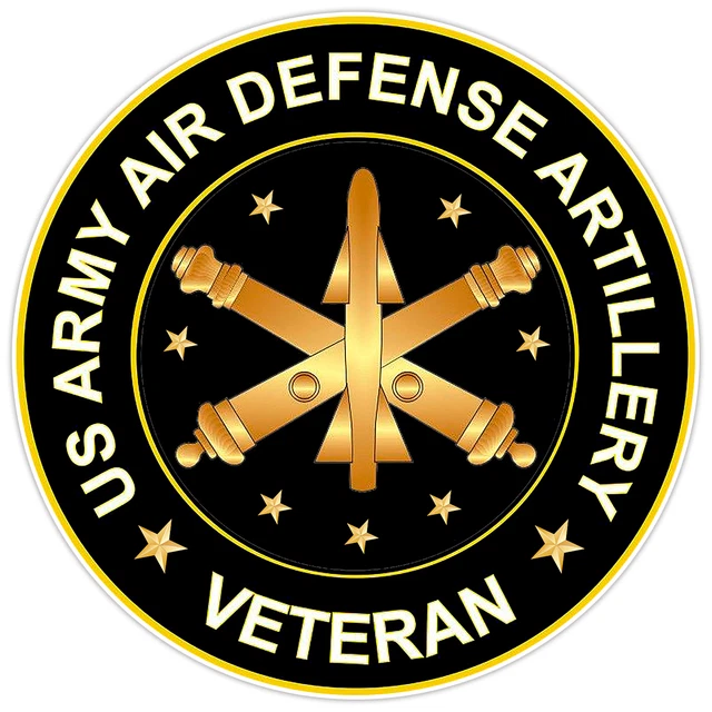 DOPASTICKER Us Army Air Defense Artillery Veteran Sticker Military ...