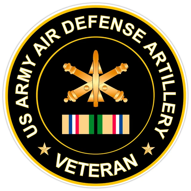 DOPASTICKER Us Army Air Defense Artillery Veteran Sticker Military ...