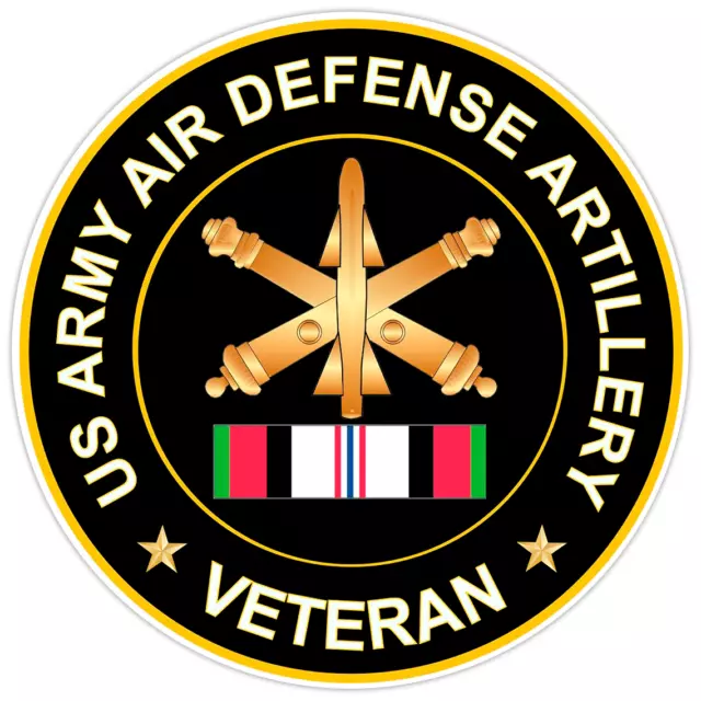 DOPASTICKER Us Army Air Defense Artillery Veteran Sticker Military ...