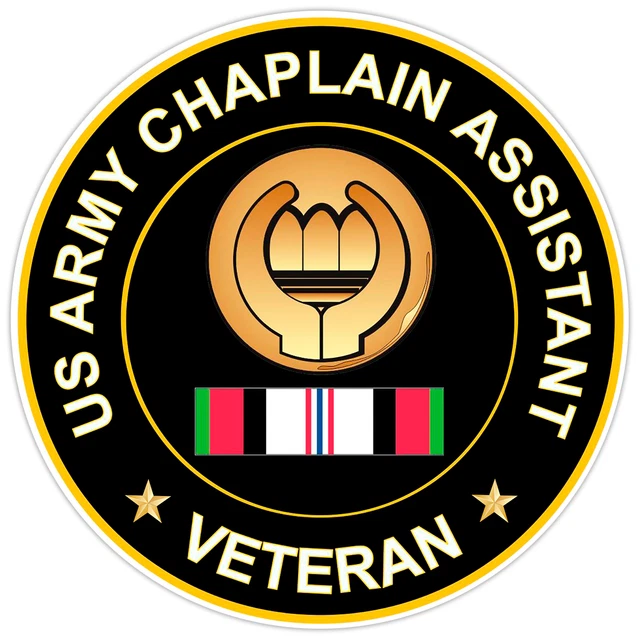 DOPASTICKER Us Army Chaplain Assistant Veteran Sticker Military Decal ...