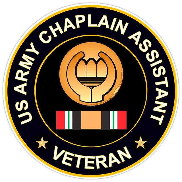 DOPASTICKER Us Army Chaplain Assistant Veteran Sticker Military Decal ...