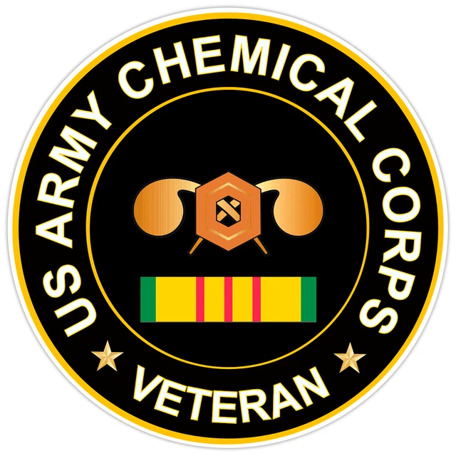 DOPASTICKER Us Army Chemical Corps Veteran Sticker Military Soldier ...