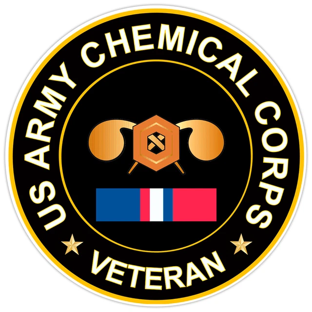 DOPASTICKER Us Army Chemical Corps Veteran Sticker Military Soldier ...