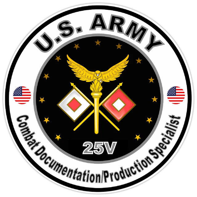 DOPASTICKER Us Army Combat Documentationproduction Specialist Sticker ...