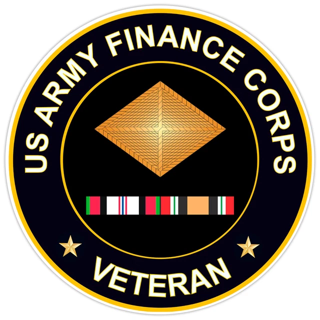 DOPASTICKER Us Army Finance Corps Veteran Sticker Military Soldier ...