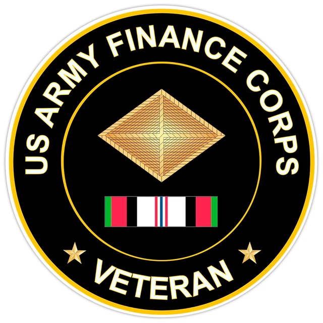 DOPASTICKER Us Army Finance Corps Veteran Sticker Military Soldier ...