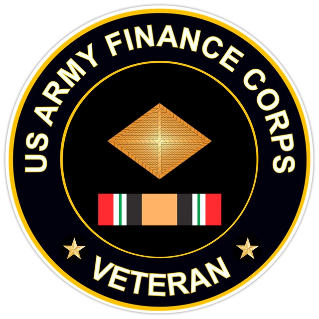 DOPASTICKER Us Army Finance Corps Veteran Sticker Military Soldier ...