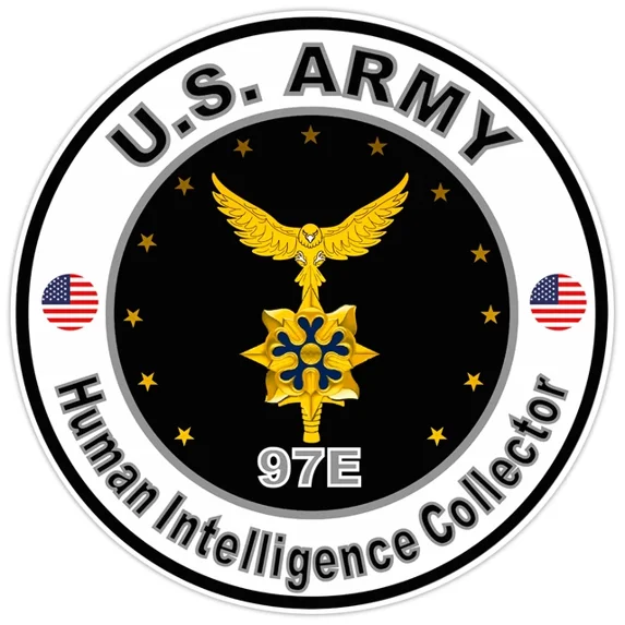 DOPASTICKER Us Army Human Intelligence Collector Sticker Military Decal ...