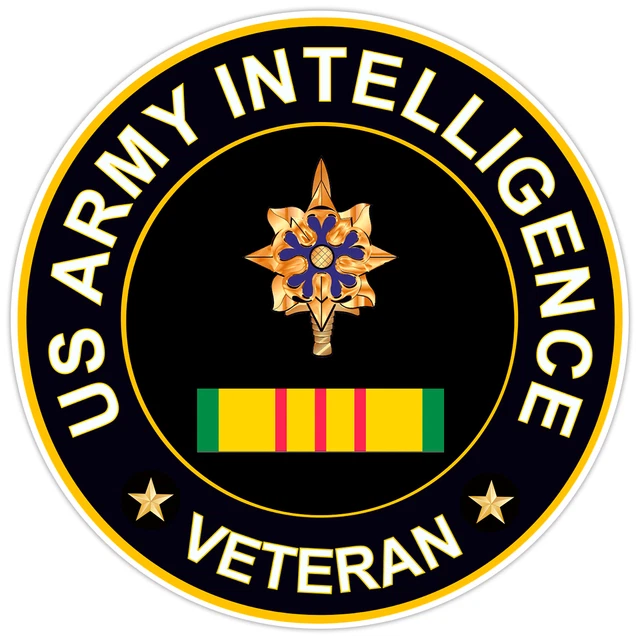 DOPASTICKER Us Army Intelligence Veteran Sticker Military Soldier Decal ...