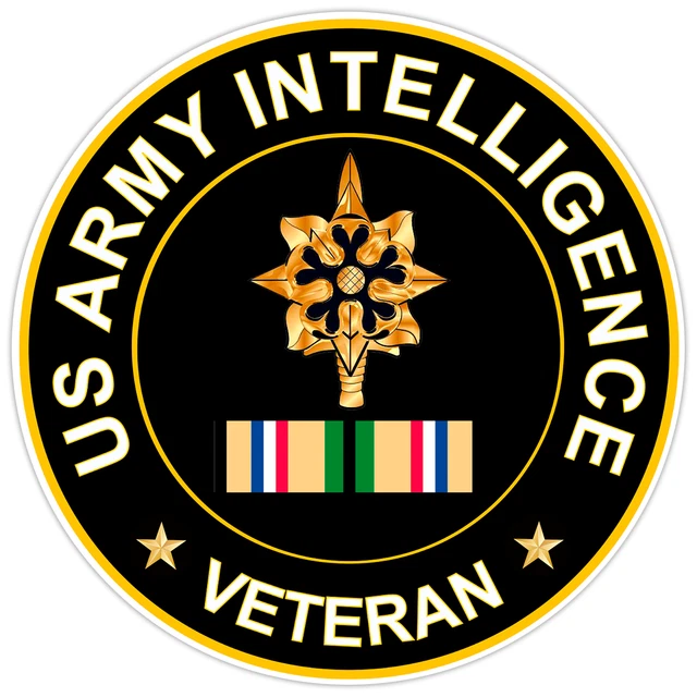 DOPASTICKER Us Army Intelligence Veteran Sticker Military Soldier Decal ...