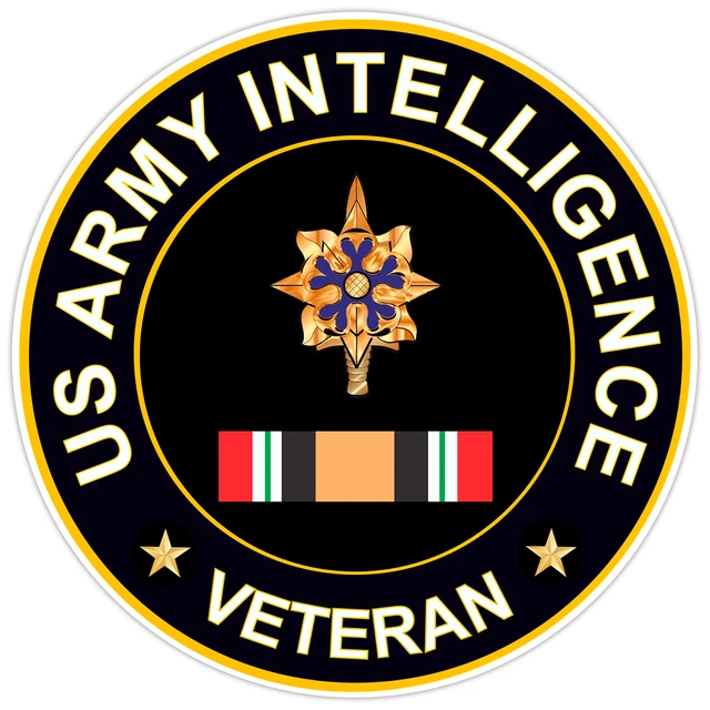 DOPASTICKER Us Army Intelligence Veteran Sticker Military Soldier Decal ...