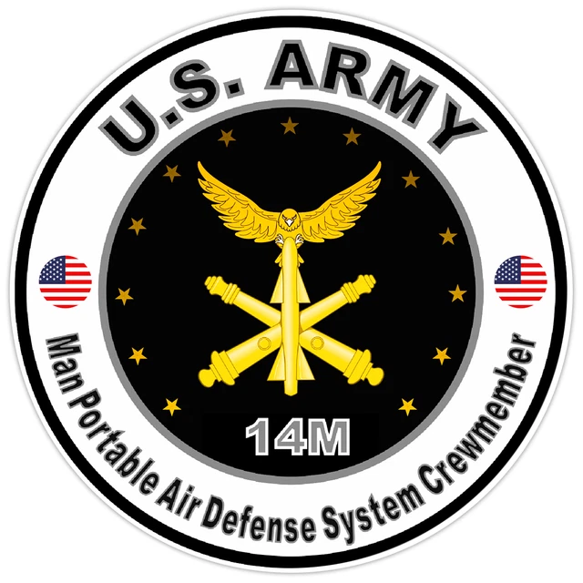 DOPASTICKER Us Army Man Portable Air Defense System Crewmember Sticker ...