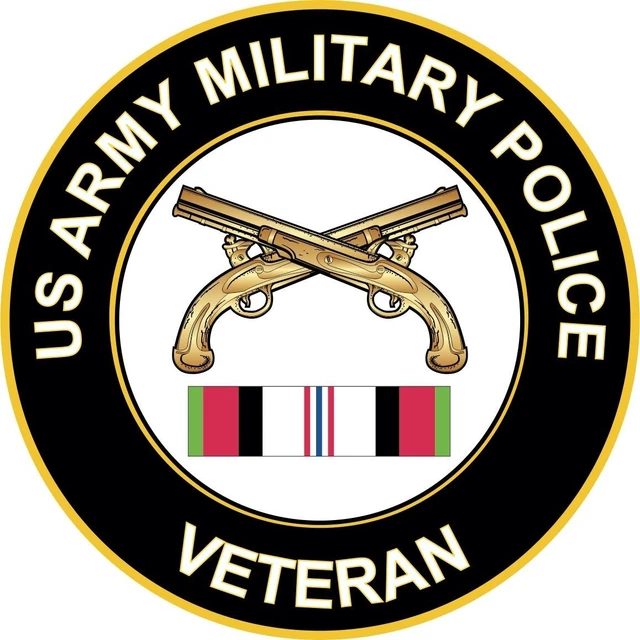 DOPASTICKER Us Army Military Police Veteran Sticker Military Decal ...