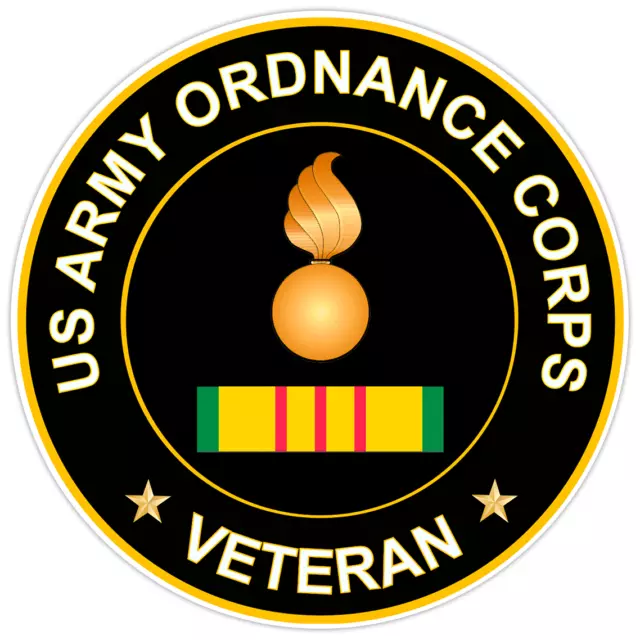 DOPASTICKER Us Army Ordnance Corps Veteran Sticker Military Soldier ...