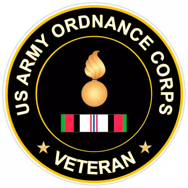 DOPASTICKER Us Army Ordnance Corps Veteran Sticker Military Soldier ...
