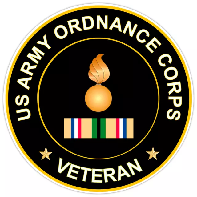 DOPASTICKER Us Army Ordnance Corps Veteran Sticker Military Soldier ...