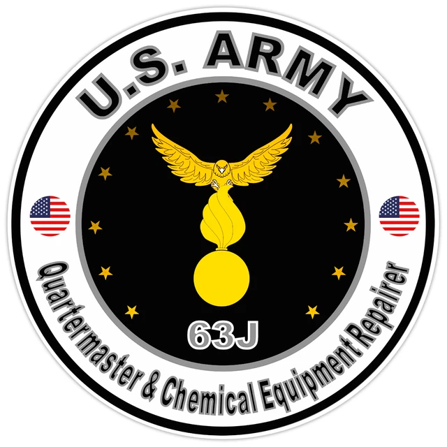DOPASTICKER Us Army Quartermaster & Chemical Equipment Repairer Sticker ...