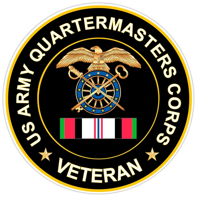 DOPASTICKER Us Army Quartermaster Corps Veteran Sticker Military Decal ...