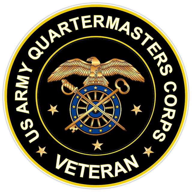 DOPASTICKER Us Army Quartermaster Corps Veteran Sticker Soldier Decal ...