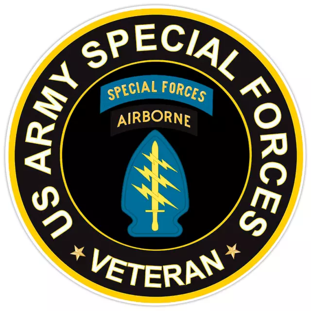 DOPASTICKER Us Army Special Forces Veteran Sticker Military Soldier ...