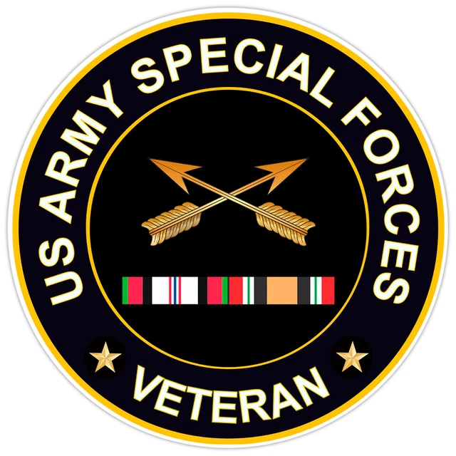 DOPASTICKER Us Army Special Forces Veteran Sticker Military Soldier ...
