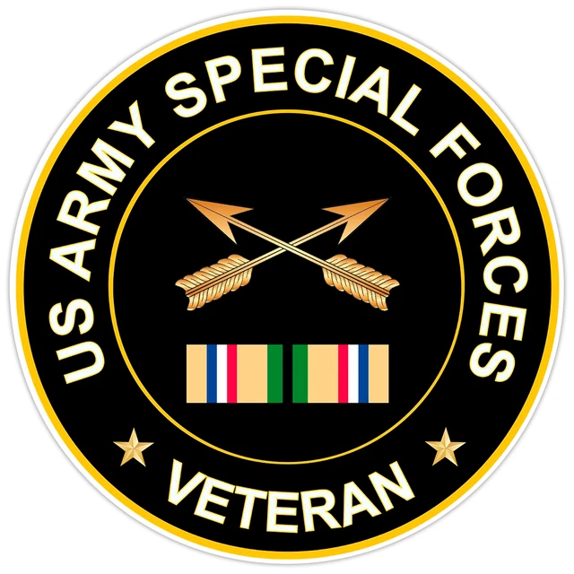 DOPASTICKER Us Army Special Forces Veteran Sticker Military Soldier ...