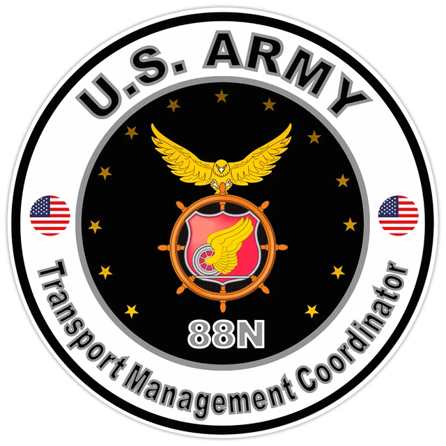DOPASTICKER Us Army Transport Management Coordinator Sticker Military ...