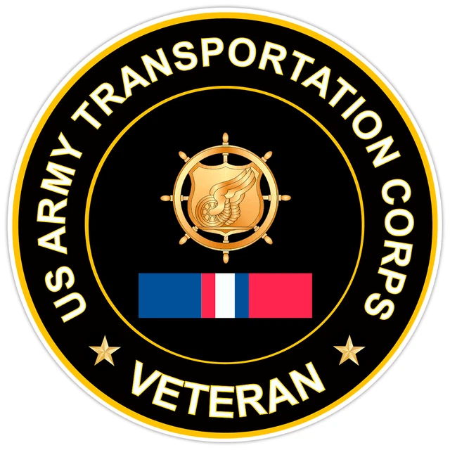 DOPASTICKER Us Army Transportation Corps Veteran Sticker Military Decal ...