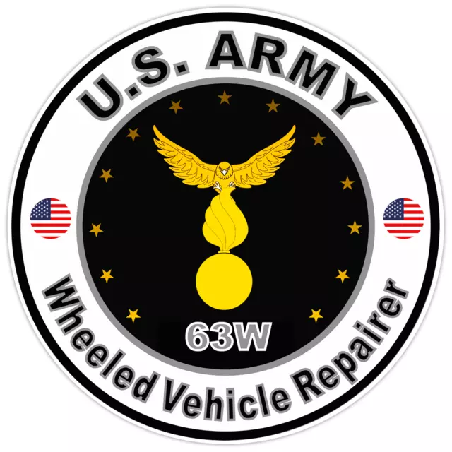 DOPASTICKER Us Army Wheeled Vehicle Repairer Sticker Military Soldier ...