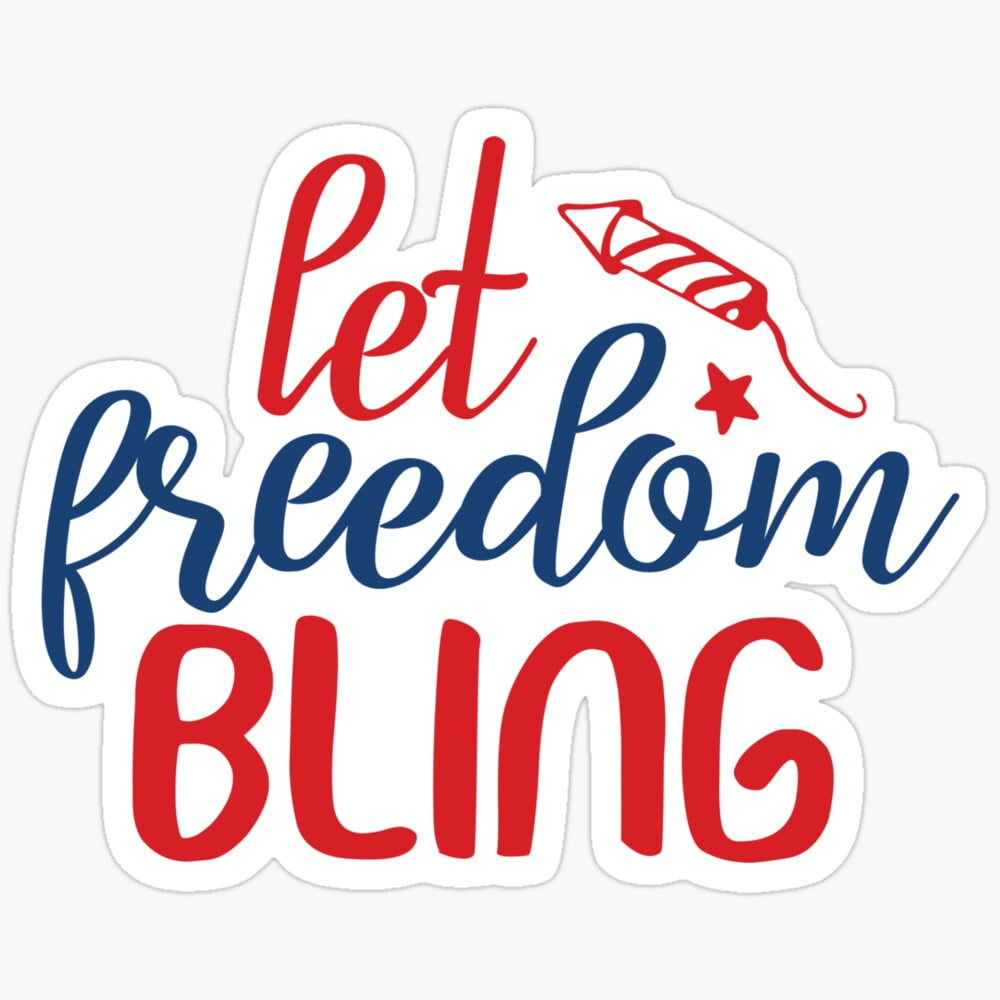 DOPASTICKER Us Flag Firework Three Gnomes 4Th Of July Independence Day ...