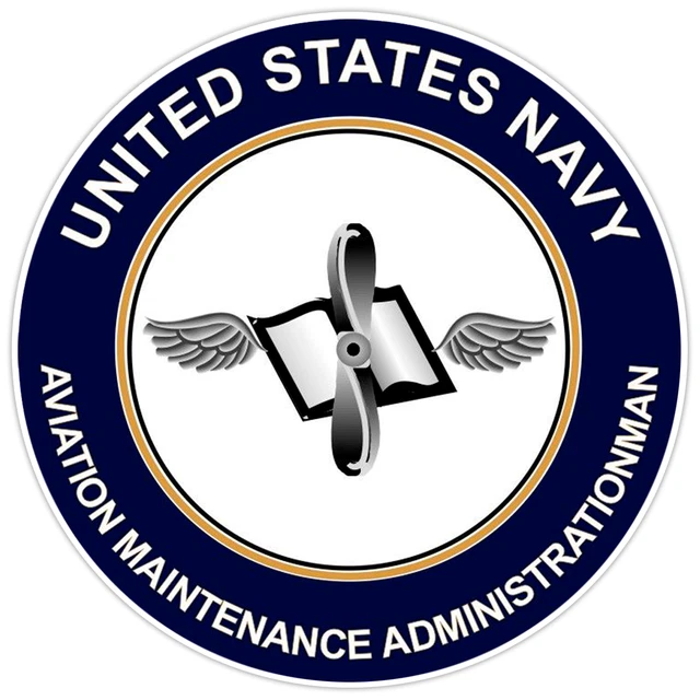 DOPASTICKER Us Navy Aviation Maintenance Administrationman Sticker ...