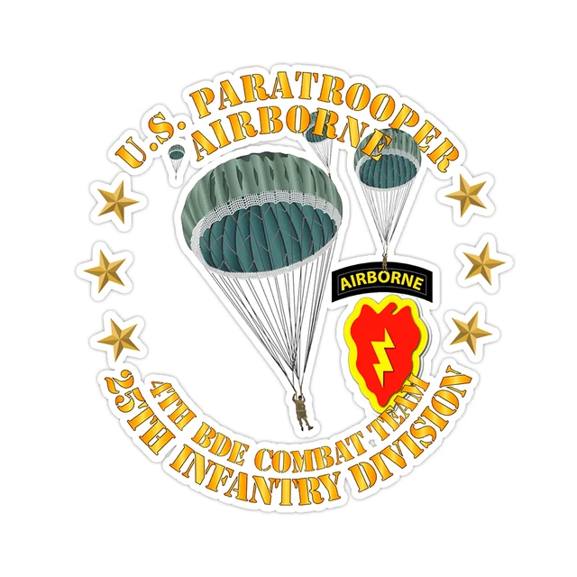 DOPASTICKER Us Paratrooper 4Th Bde Cbt Tm 25Th Infantry Division ...